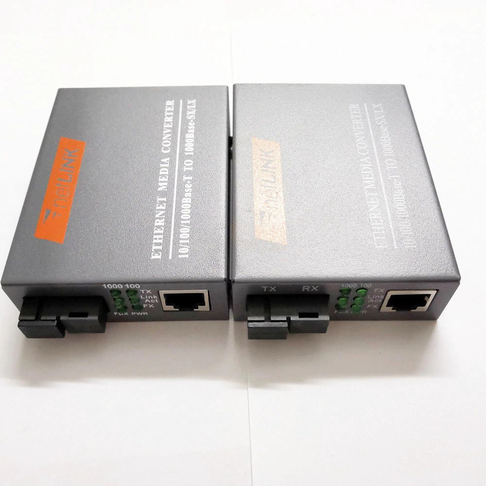 Netlink 10/100M/1000M Single mode Gigabit Converter LAN to Fiber - Wolusiji